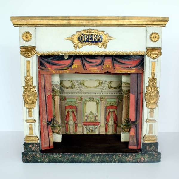 Antique Dolls Houses & Rooms / Marvelous Antique French Opera Theater ...